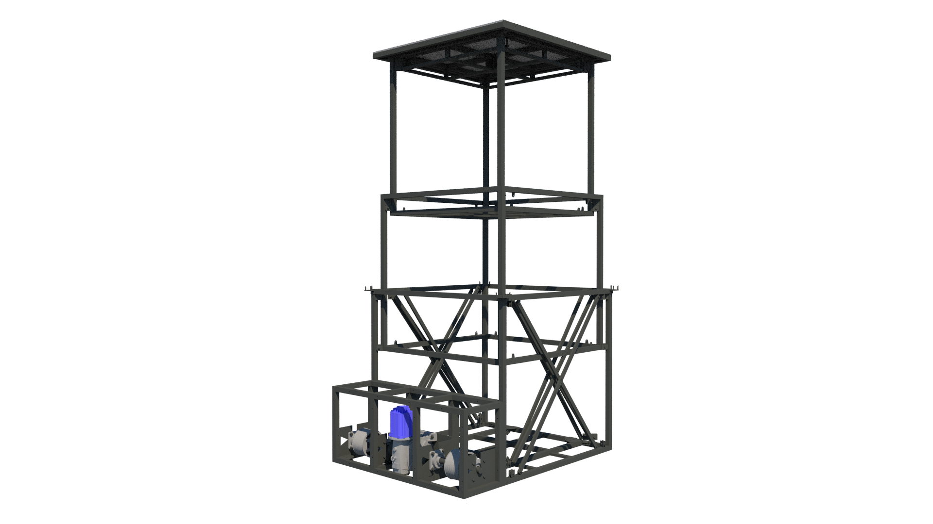 6'High 6' x 6' Multi-layer Wire Lift - Product - Cubical Motivation Systems